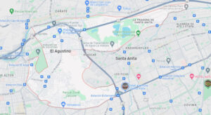Mapa y calles en el distrito de El Agustino - Provincia de Lima ...