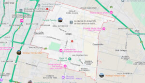 Mapa y calles, información general del distrito Maipú - Urbano Cotidiano