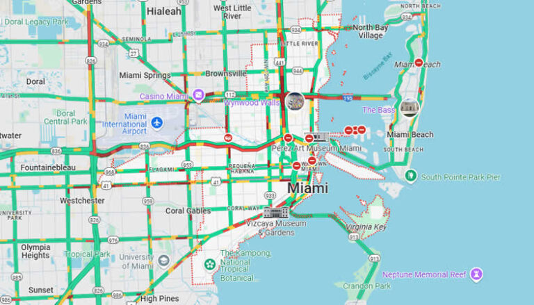Mapa y calles, información general de Miami (Florida) - Urbano Cotidiano