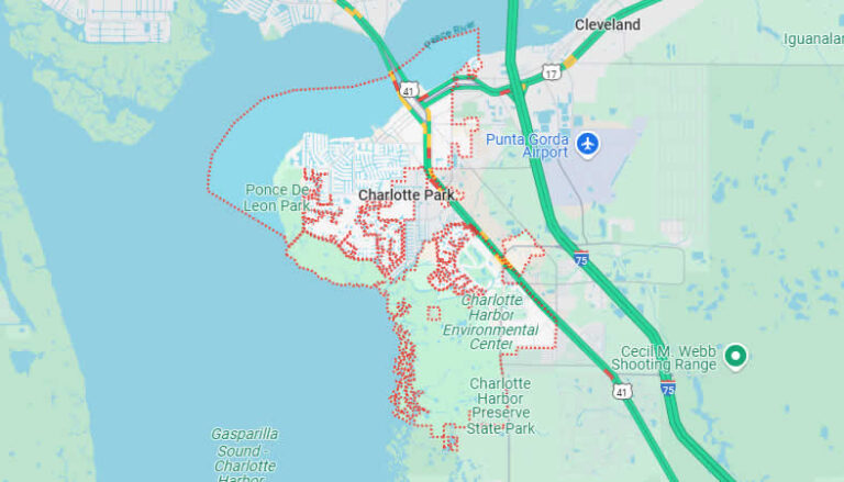 Mapa y calles, información general de Punta Gorda (Florida) - Urbano ...