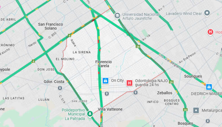 Mapa y calles, información general de Florencio Varela (ciudad ...