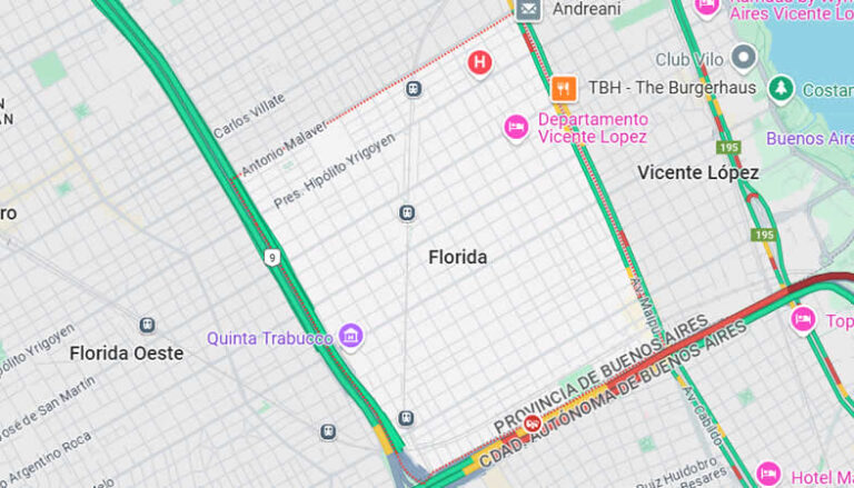 Mapa y calles, información general de Florida - Urbano Cotidiano